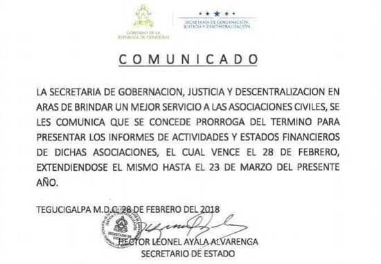 Gobernación amplia plazo para que las asociaciones civiles presenten ... Gobernación amplia plazo para que las asociaciones civiles presenten ...