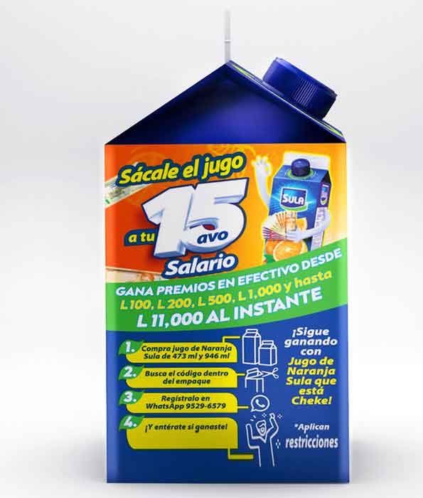 Mega promoción, SULA te regala un 15vo salario y miles de premios más - Proceso Digital