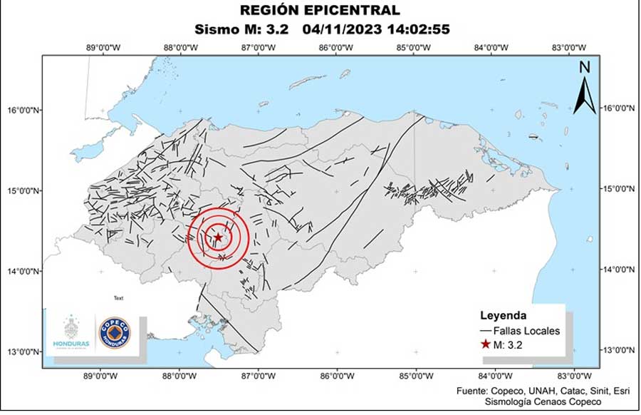 Sigue cadena de sismos en Comayagua, se registra otro este sábado ...