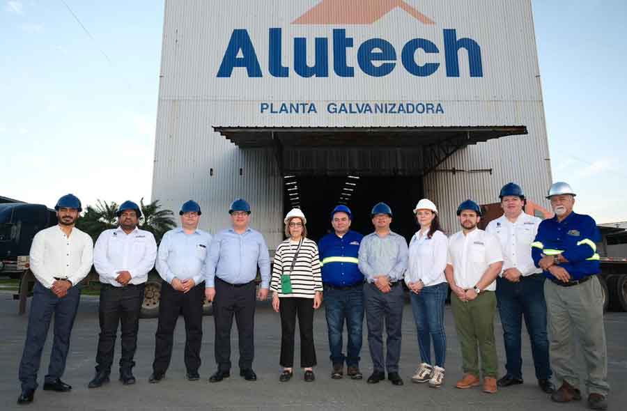 Presidenta del BCH realiza recorrido por moderno complejo industrial de Alutech - Proceso Digital