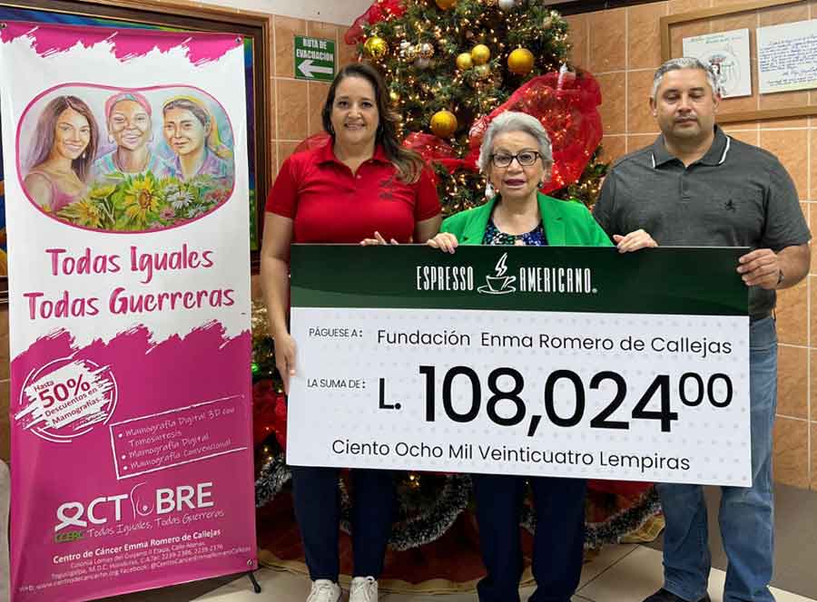 Espresso Americano realiza importante donación al Centro de Cáncer Enma ...