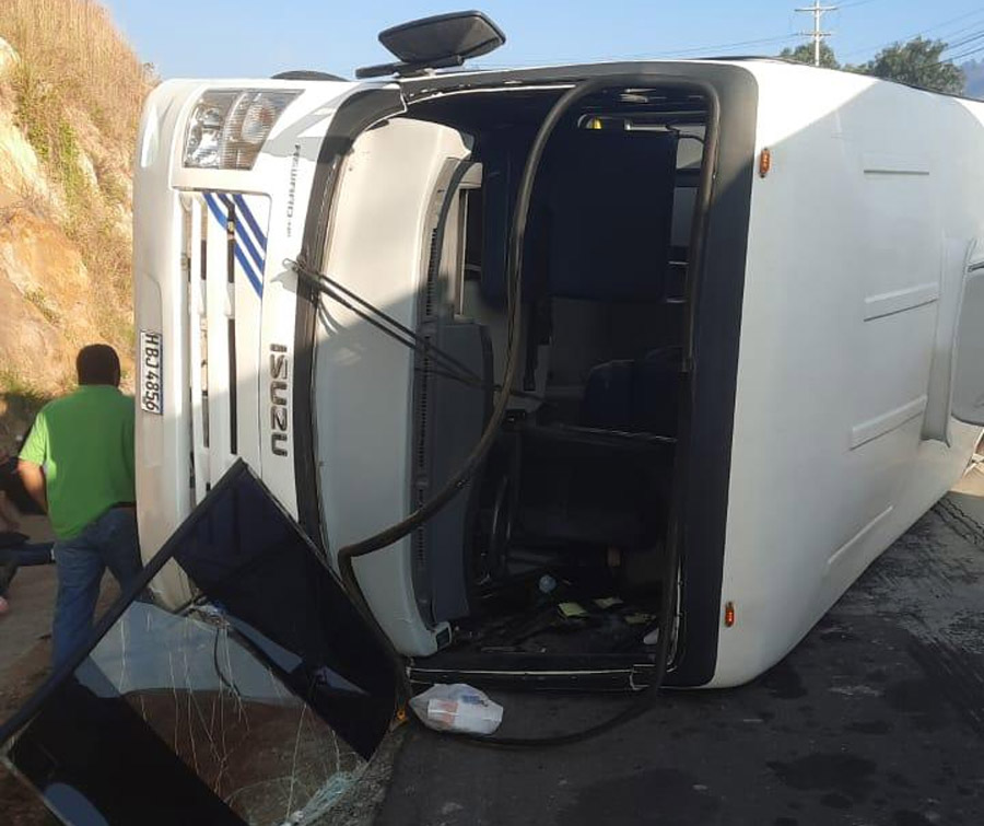 Más De Una Veintena De Heridos En Accidente De Buses En Salida Al Norte