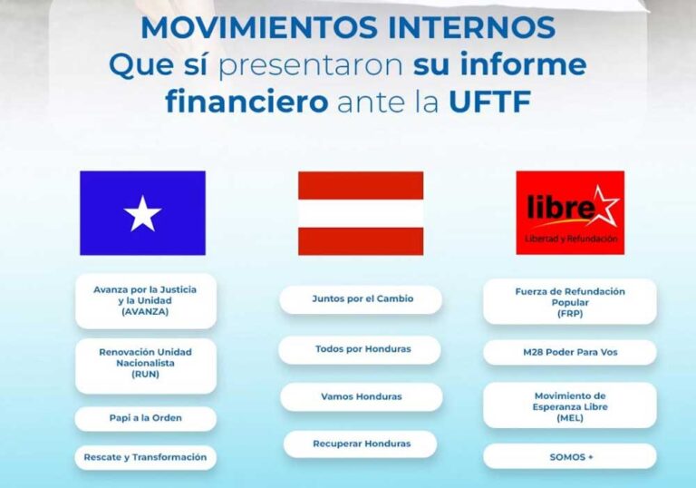 Docena de movimientos internos presentaron su informe financiero ante ...