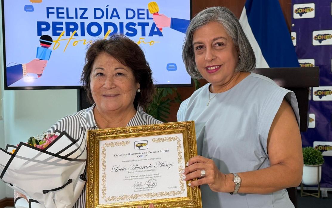 Cohep reconoce a Lucía Alvarado por obtener el Premio Nacional de ...